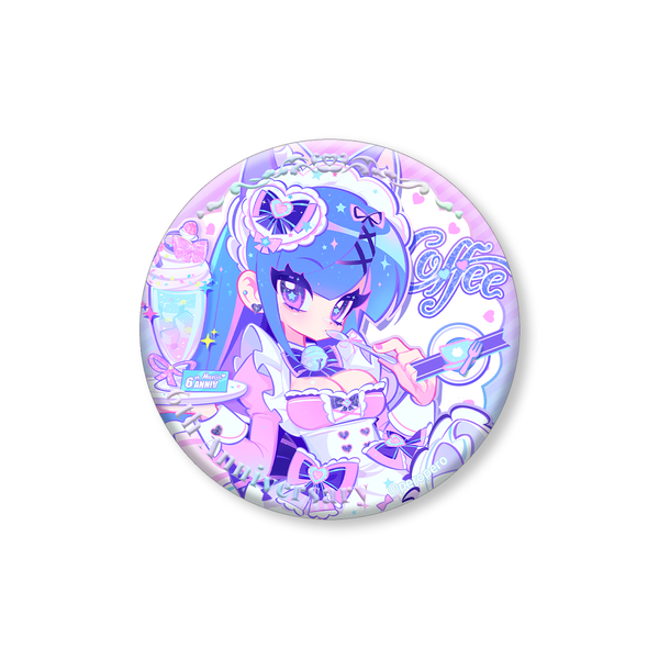 Mush Dash| Maid Sweet Date|Embossed Silver Double Flash Badge ...