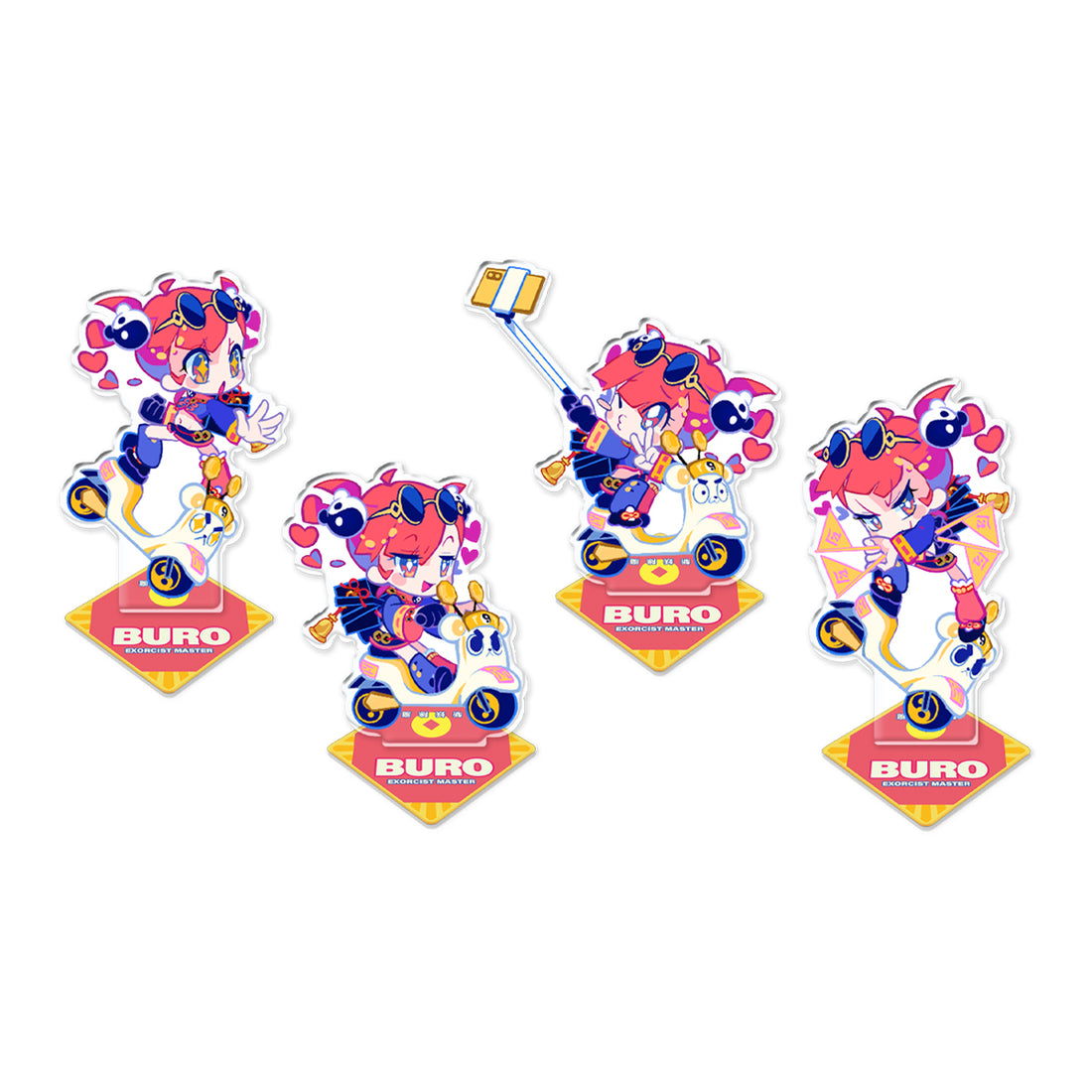 Muse Dash Exorcist Master Buro Cute Standee – hasuhasugoods