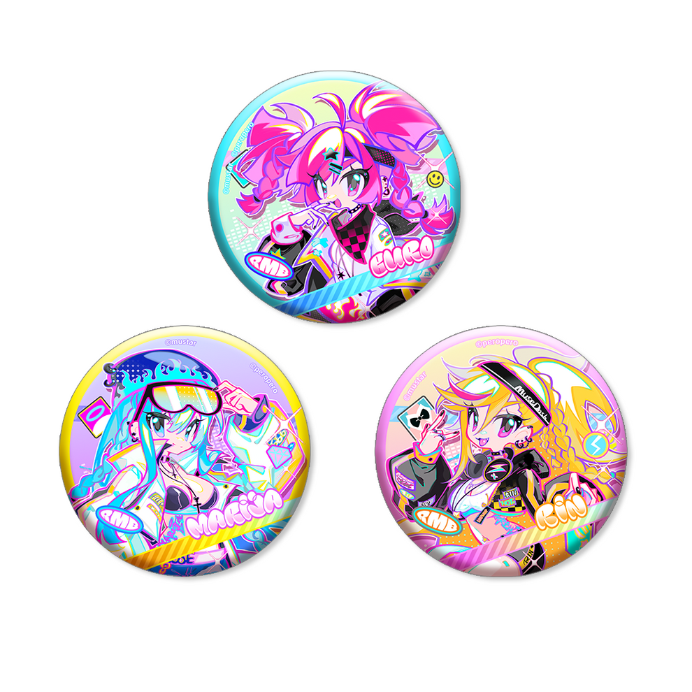 pre-sale 】Muse Dash| Rhythm Street | Raster Badge – hasuhasugoods