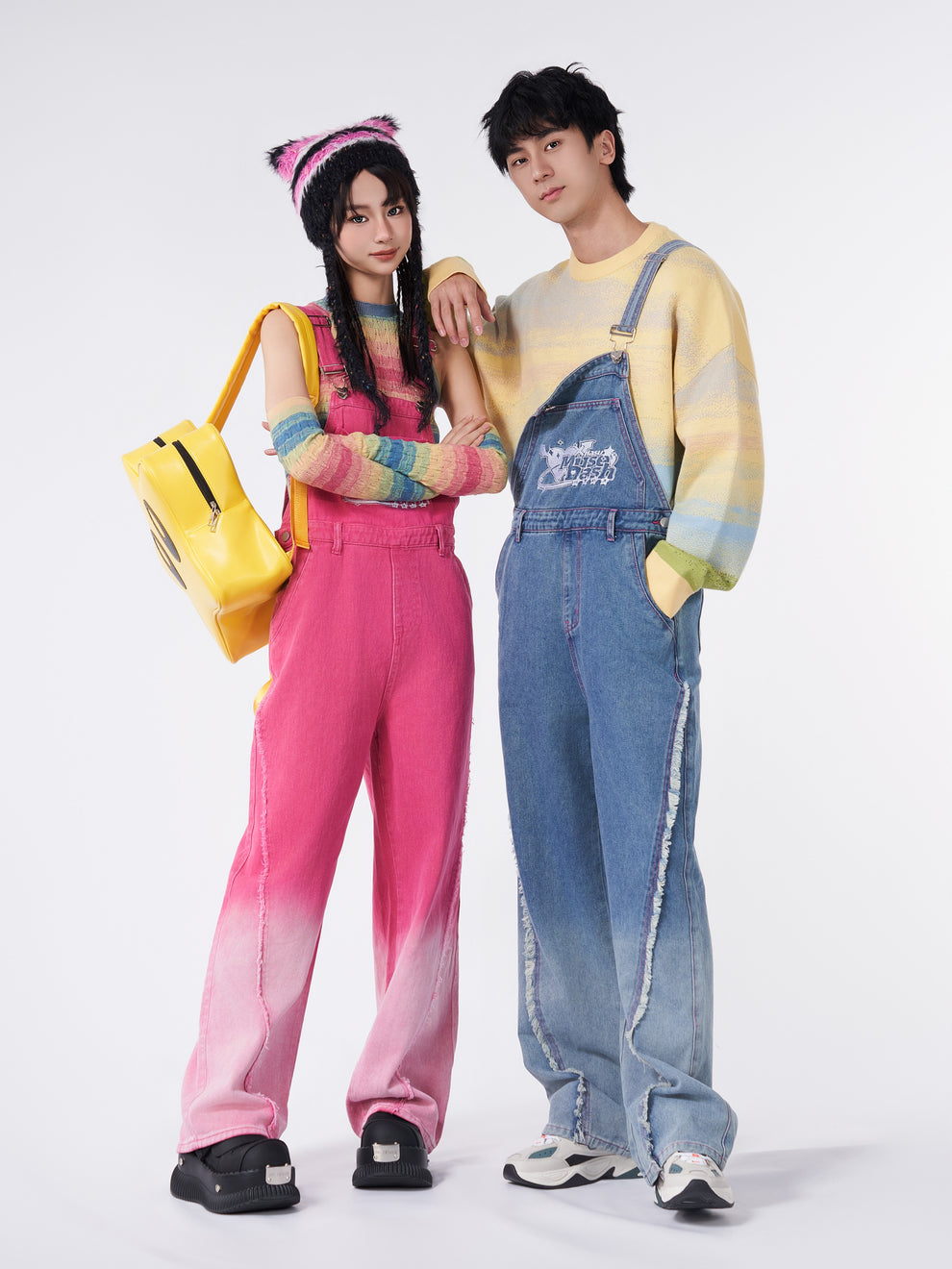 "Muse Dash" Winter Truancy Plan Bib & brace overalls – hasuhasugoods