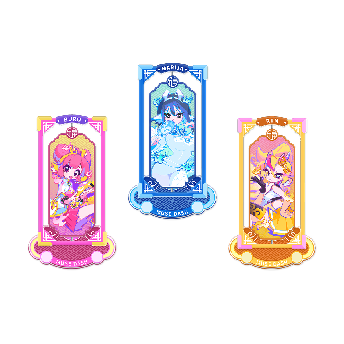 Mush Dash | Year of the Dragon | Rotating Acrylic Standee – hasuhasugoods