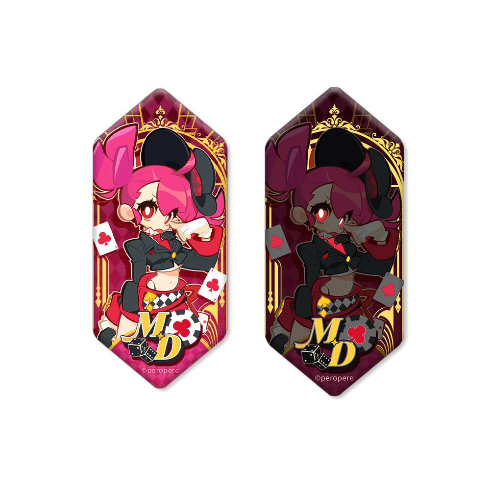 Mush Dash| Gambler's Tricks| Reflective Badge – hasuhasugoods