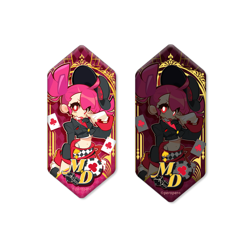 Mush Dash| Gambler's Tricks| Reflective Badge – hasuhasugoods