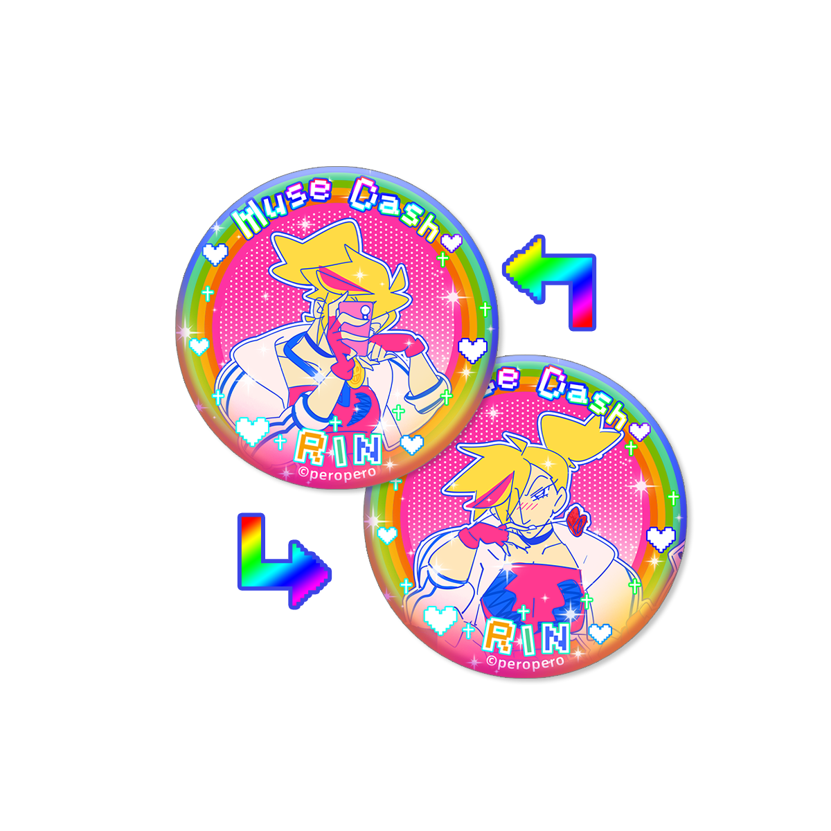 Mush Dash | Legends of Muse Warriors | Raster badges – hasuhasugoods