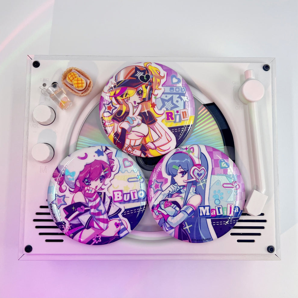 Theme Merch Released Muse Dash Mutown new ver.2 Character Badge ...