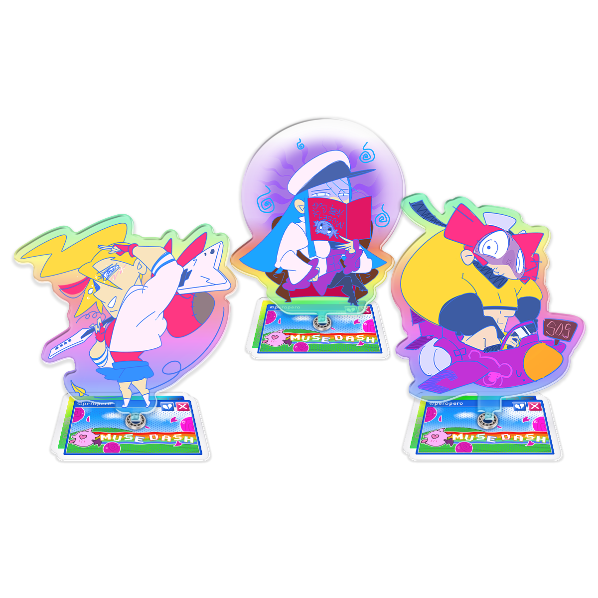 Mush Dash | Legends of Muse Warriors | Rotating Acrylic – hasuhasugoods