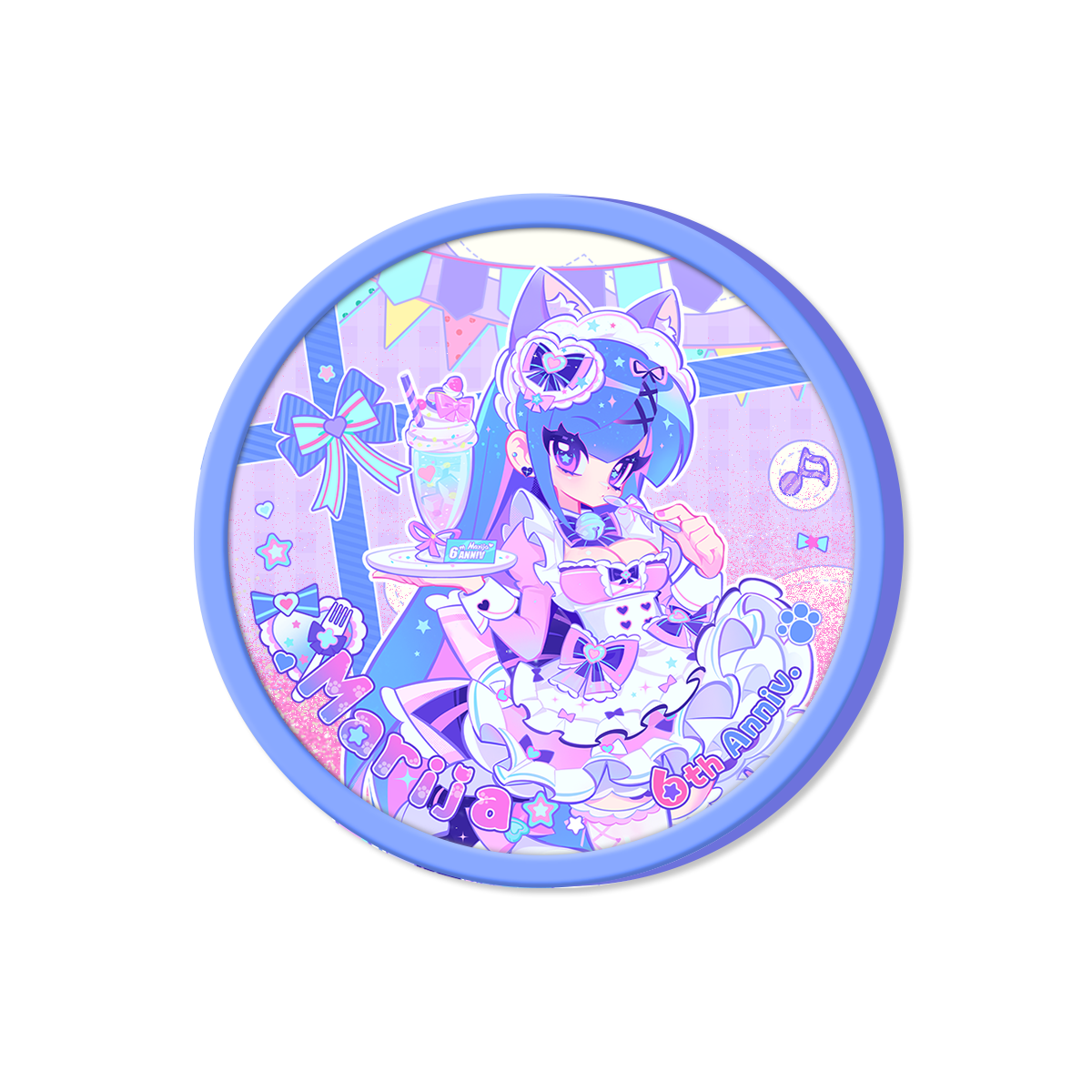 Mush Dash|Maid Sweet Date|Fluff Coasters – hasuhasugoods